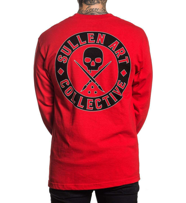 Badge of Honor Long Sleeve Red