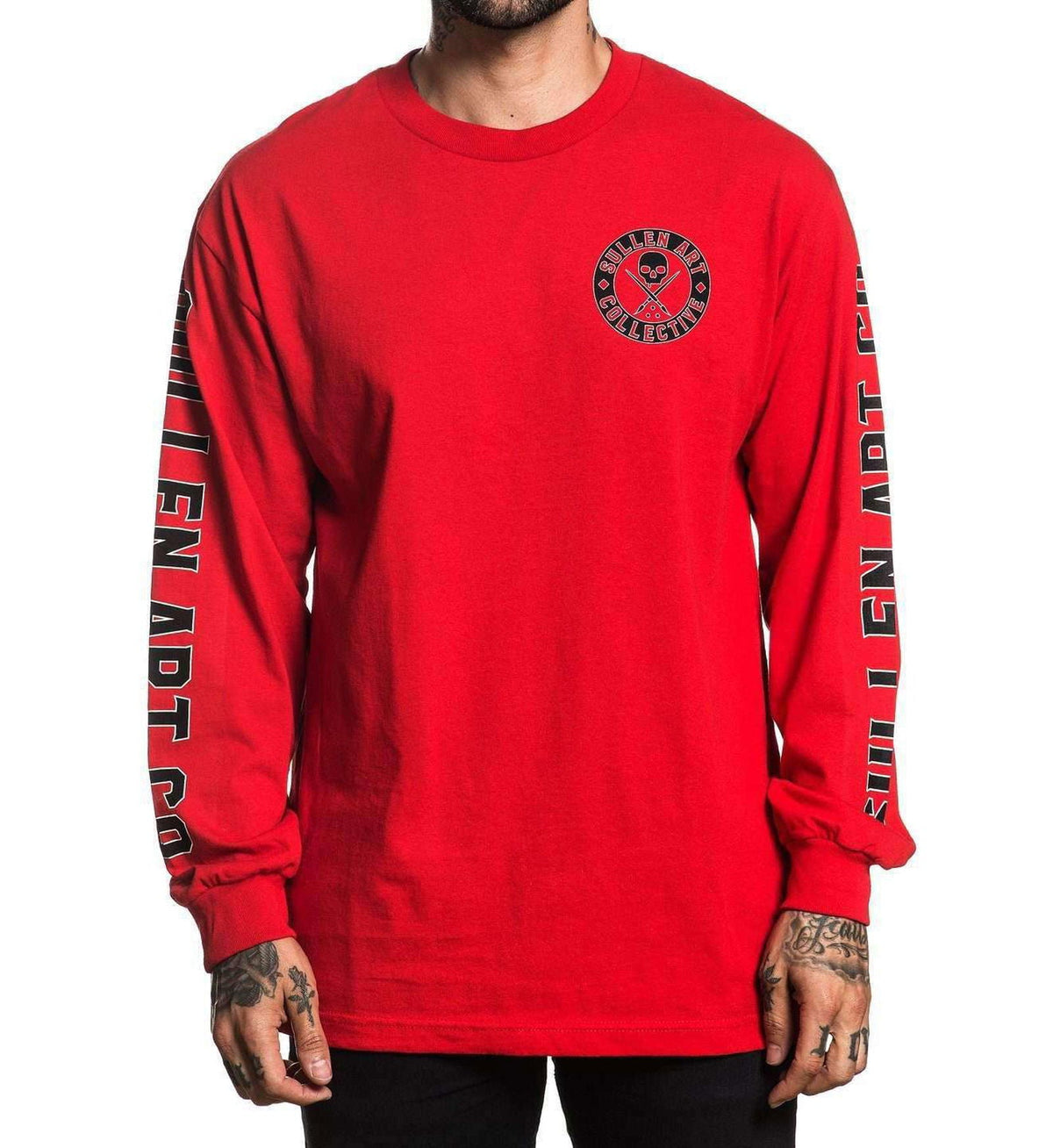 Badge of Honor Long Sleeve Red