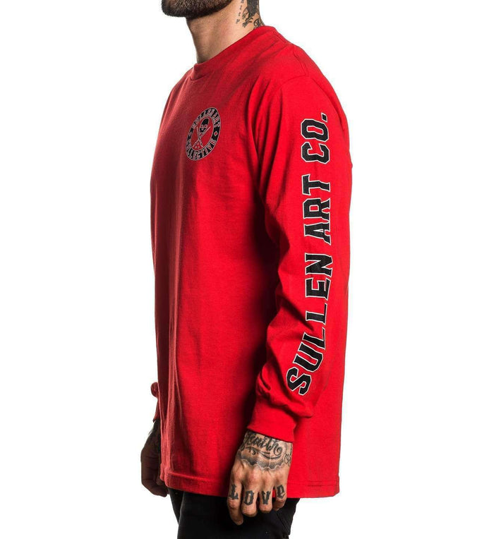 Badge of Honor Long Sleeve Red