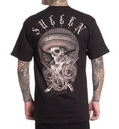 Sicarios Standard T-Shirt - Sombrero Skeleton w/ Rose in Mouth